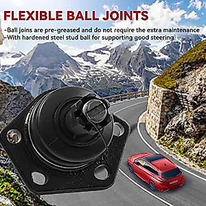 YITAMOTOR Front Steering Suspension Kit Compatible with 1998-2005 Chevrolet Blazer/GMC Jimmy 1998-2004 S10/Sonoma 1998-2000 Isuzu Hombre 1999-2001 Oldsmobile Bravada -4WD/AWD Only