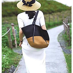 Womens Tote Bags Straw Beach Bag Shopping Grocery Bags Large Tote Woven Beach Hobo Bag Large Size Straw Purse