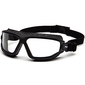 Pyramex Safety GB10010TM Torser Safety Goggles,Clear H2MAX Anti-Fog Lens