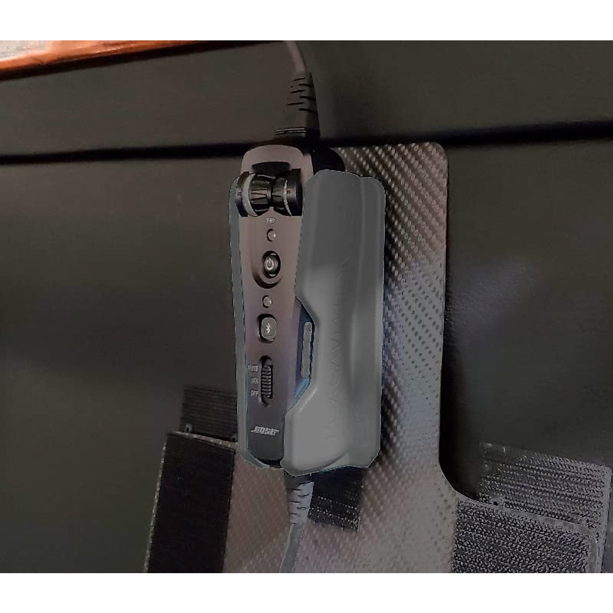 Best POAGAVIATION Headset Control Holder Mount for Bose A20 - Pilot Supplies