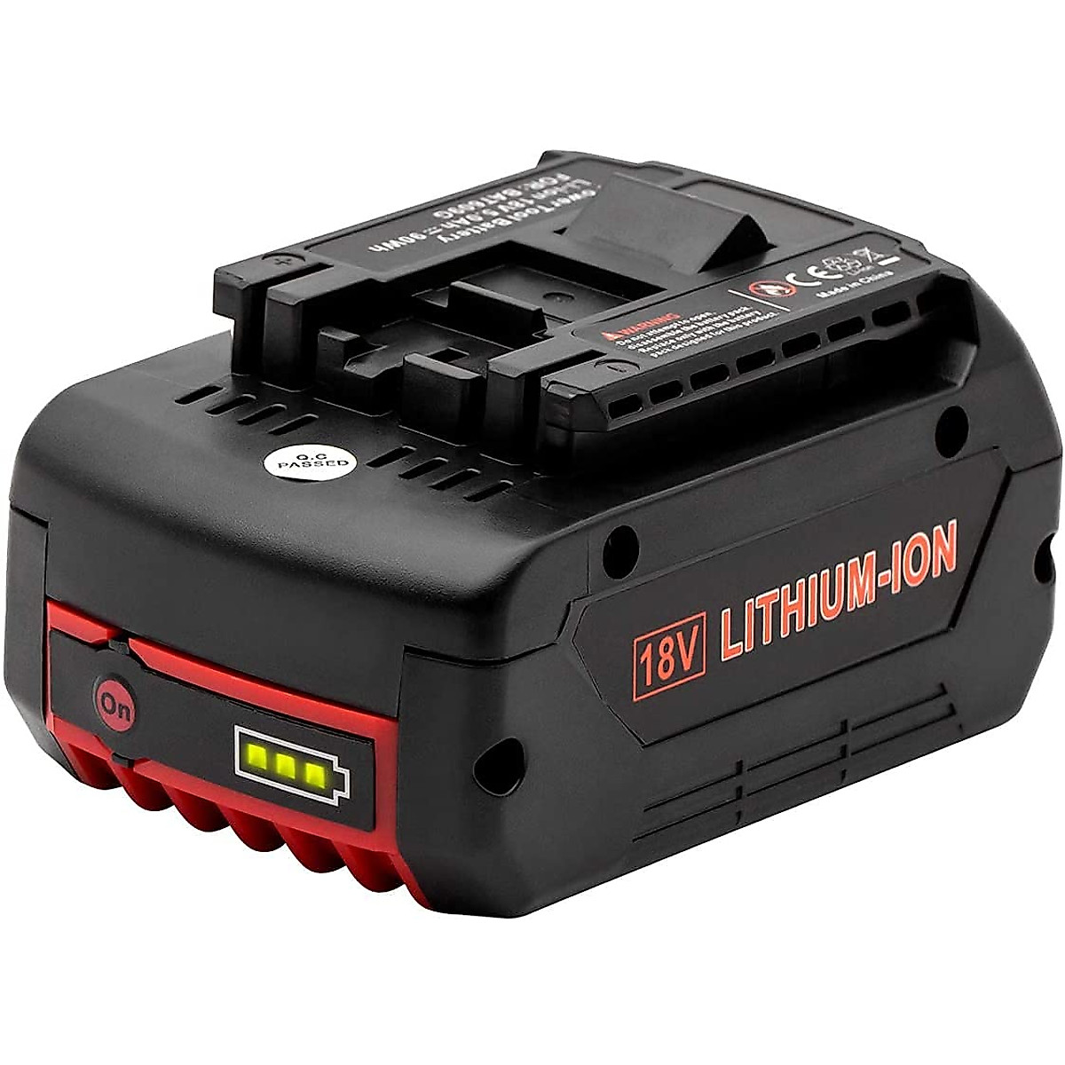 sypousy Bosch 18V Battery, BAT609 Battery,18V Bosch Replacement Battery,5000mAh Lithium Battery for BAT610G BAT618G BAT619 BAT621 BAT620 Cordless Power Tool Battery (1)