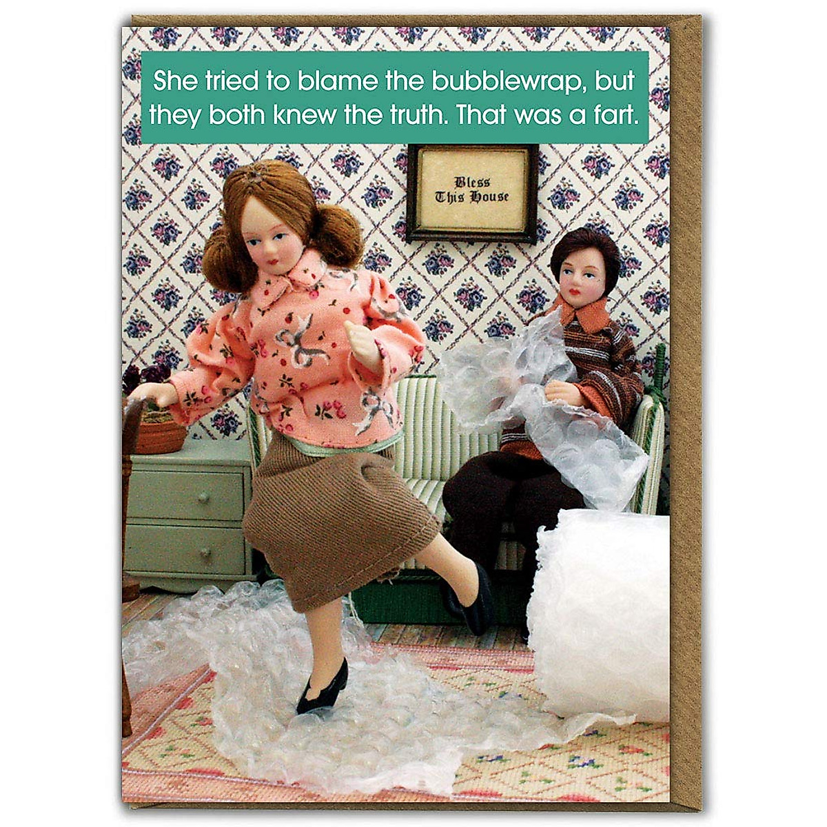 Bubblewrap Greeting Card