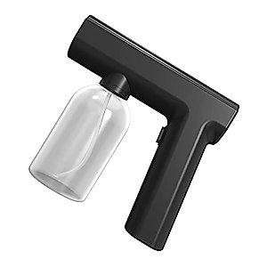 DOITOOL 1 Set Sprayer Handheld Rechargeable Mist Steam Portable Electric Mist Steam Fogger with Blue Light for Home Office School Garden