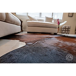 Sunshine Cowhides Genuine Mahogany Brown Cowhide Rug XL 6 x 7-8 ft. 180 x 240 cm
