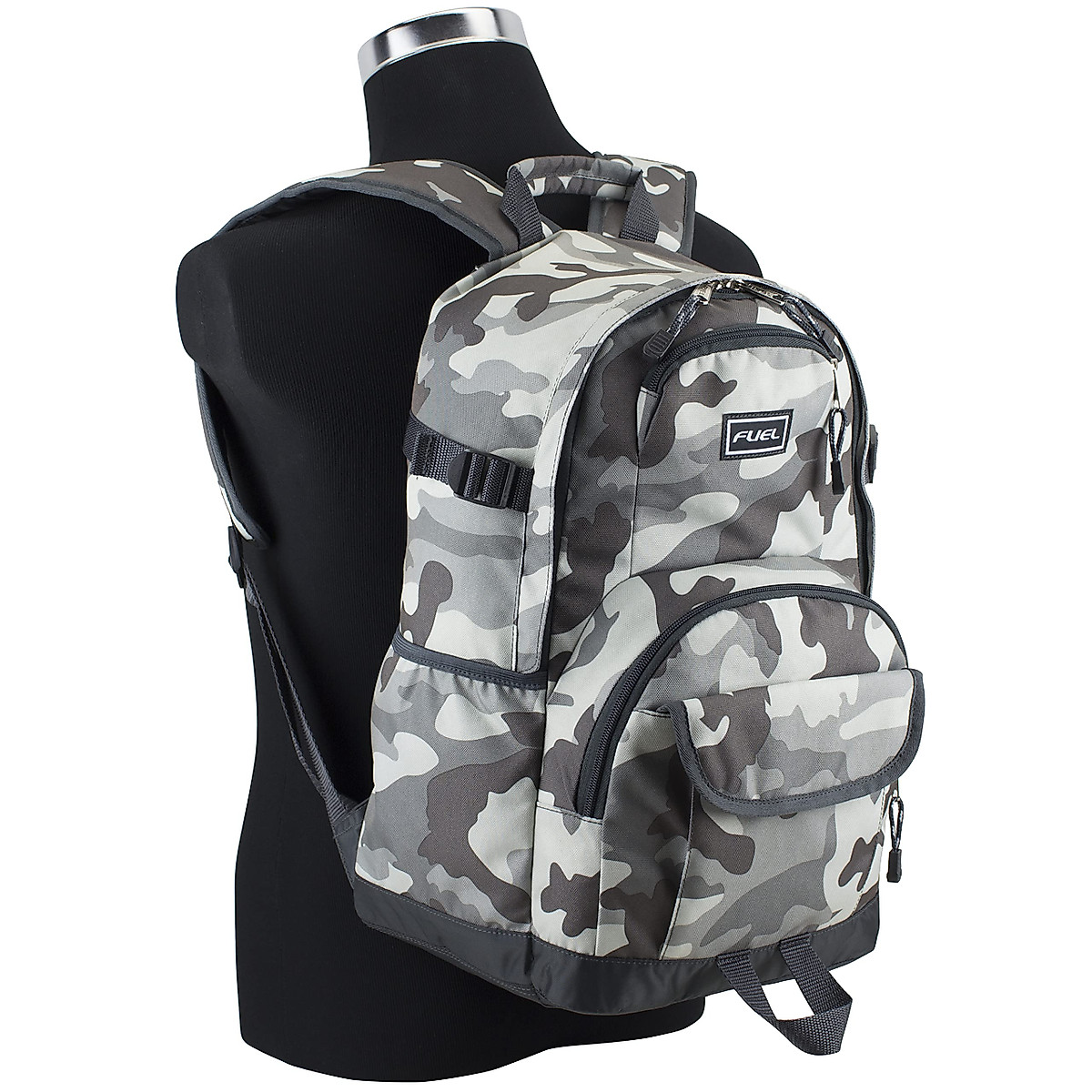 Eastsport Multi-Purpose Millennial Tech Backpack - Grey Camo