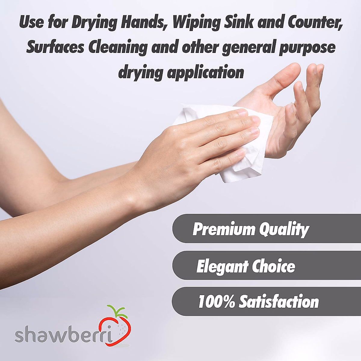 200 Large Disposable Guest Towels for Bathroom, Premium Linen-Like, Multi-Fold, Cloth-Feel Napkins, a Hygienic Solution for Kitchen, Party, Weddings and Events