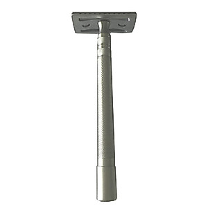 Ceeso Classic manual razor Patent design Double Edge Safety Razor stainless steel 316 Handle Safety Razor Wood For Men or For Women with 10PCS blades