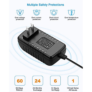 ALITOVE 24V 1A Power Supply Adapter DC 24 Volt 24W 1000mA 800mA 650mA 500A Power Converter Transformer with 5.5x2.5 5.5x2.1 5.5x3.0 5.5x1.7 4.8x1.7 4.0x1.7 3.5x1.35 3.0x1.1 2.5x0.7 6.3x3.0 10 Tips