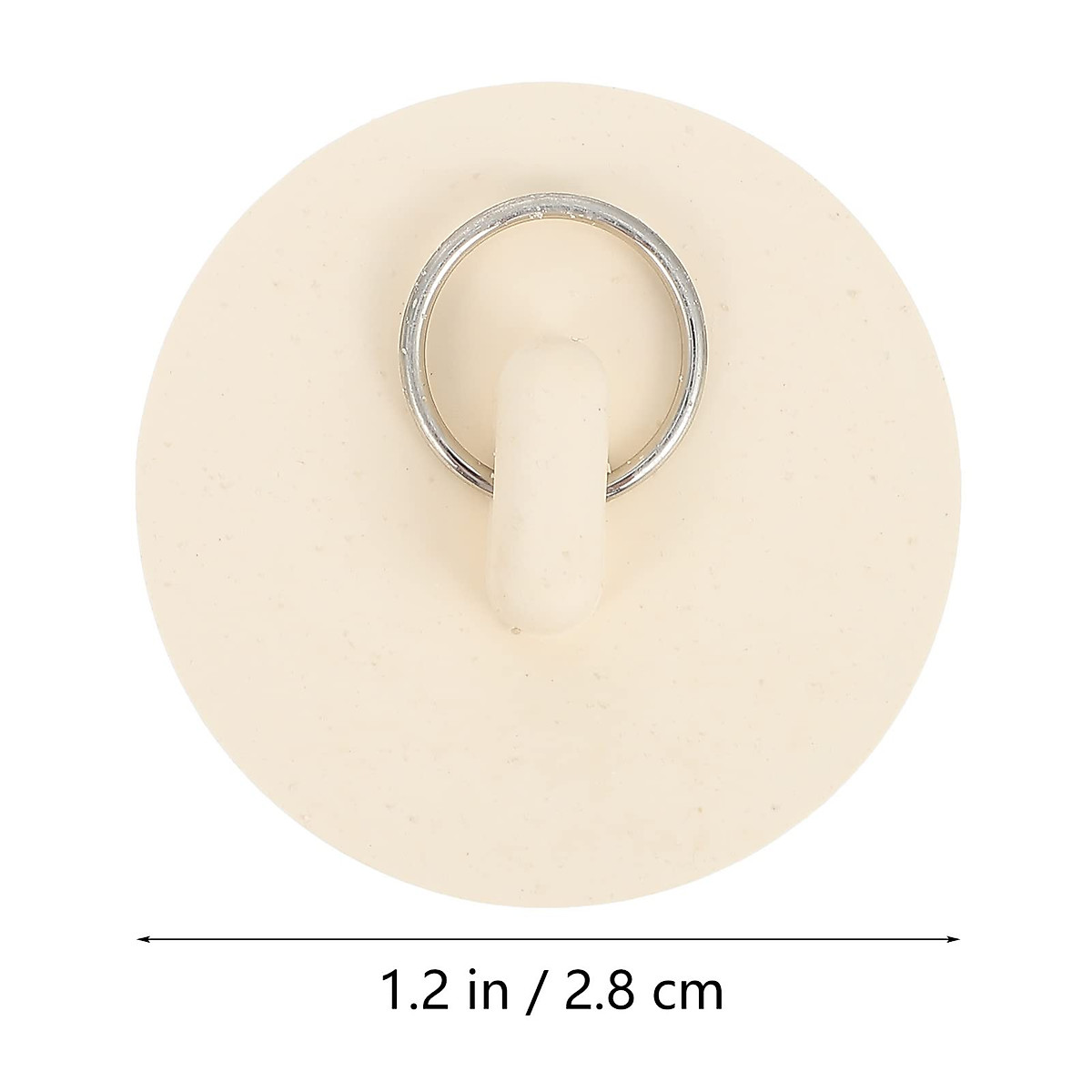 POPETPOP Rubber Sink Stoppers 6 Pack- Drain Stopper Sink Plug with Hanging Ring Anti Clogging Bath Tub Plug Sink Drain Stopper for Kitchen Bathroom Bathtub, 1 inch 25-28 mm