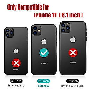 Battery Case for iPhone 11, 7000mAh Rechargeable Portable Power Charging Case for iPhone 11 (6.1 inch) Battery Pack Protective Charger Case (Black)
