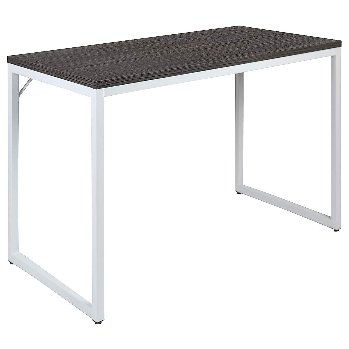 Flash Furniture Kimberly Tiverton Industrial Modern Desk-Rustic Gray/White Commercial Grade Computer Desk-47" Sturdy Home Office Desk-Writing Desk