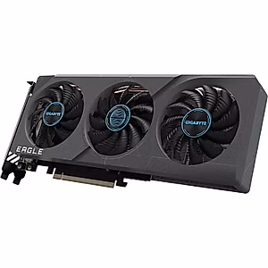 GIGABYTE NVIDIA GeForce RTX 4060 Eagle OC Graphics Card - 8GB GDDR6, 128-bit, PCI-E 4.0, 2505MHz Core Clock, 2X DP 1.4, 2X HDMI 2.1a, NVIDIA DLSS 3 - GV-N4060EAGLE OC-8GD