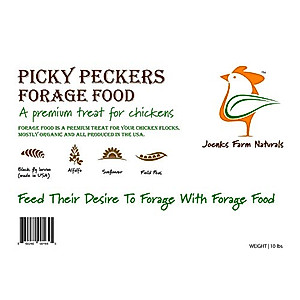 Chicken Feed Treat 10 lbs | USA Produced Grubs (Black Fly Larvae) & Organic Whole Grains