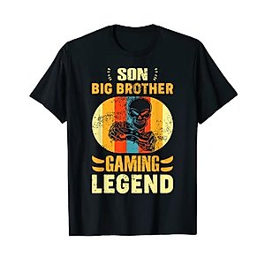 Funny Gamer Son Big Brother Gaming Legend T-Shirt