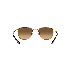 Persol PO2494S Square Sunglasses, Gold/Brown Gradient Polarized, 53 mm