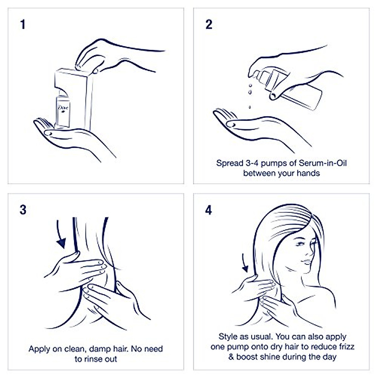 Dove Advanced Hair Series Serum-In-Oil, Regenerative Nourishment 1.69 oz