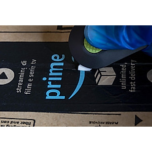 Slice 10514 Mini Box Cutter, Package and Box Opener, Safe Ceramic Blade Retracts Automatically, Stays Sharp Up to 11x Longer, Right or Left Handed, Keychain, Magnetic, Pack of 1