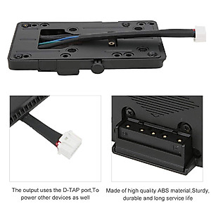 V Mount V Lock Battery Plate D TAP Power Supply System for Blackmagic URSA MIN PRO 4K, 4.6K