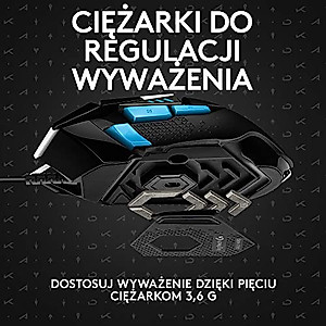 Logitech G502 Hero K/DA High Performance Wired Gaming Mouse, Hero 25K, LIGHTSYNC RGB, Adjustable Weights, 11 Programmable Buttons, On-Board Memory, Official League of Legends Gaming Gear - White