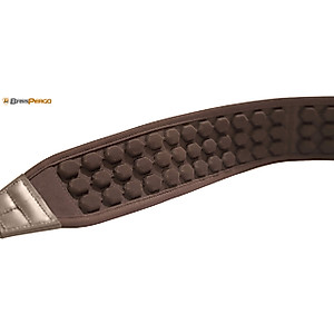 Bass Pergo AirCell Guitar Strap for Electric Guitar, Bass & Acoustic with 3.5" Wide Neoprene Pad w/ 4 Straps Locks, Adjustable Length from 47" to 55.", Black – Soft & Durable