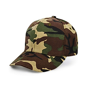 UltraKey Mens Army Military Camo Cap Baseball Casquette Camouflage Hats for Men Hunting (Green)