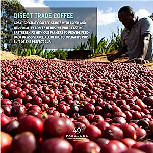 49th Parallel Coffee Roasters – Epic Espresso Whole Beans – Gourmet Light Roast Coffee, 12oz