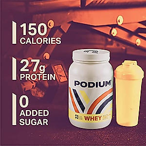 Podium Nutrition, Whey Protein Powder, Peanut Butter Crunch, 22 Servings, 27g of Whey Protein Per Serving