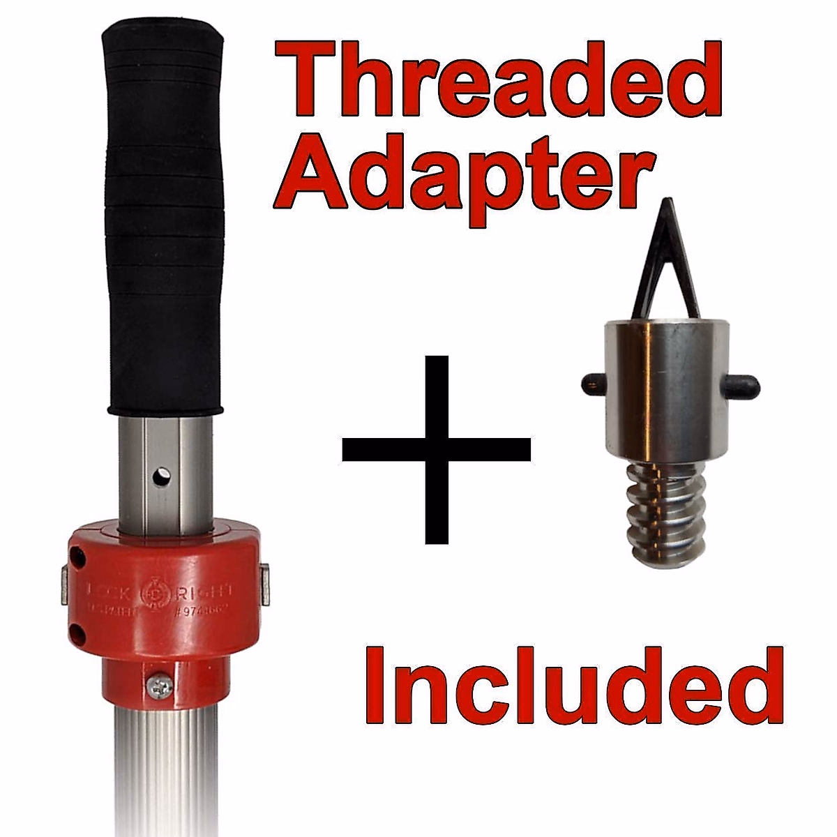 ProTuff 16' Pool Pole with Net (20") Bundle - Unlimited Free Replacement - Pool Net with Pole - Lock Right Mechanism Always Grips, Never Slips