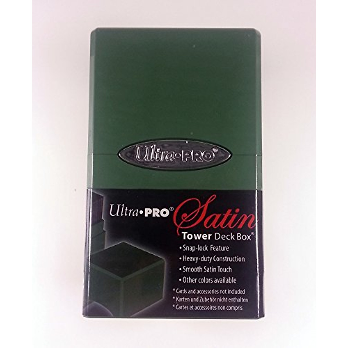 Bright Yellow Satin Tower Deck Box