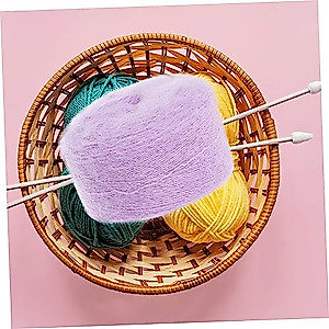 TEHAUX Yarn Knitting for Scarf Knitting Thread Crochet Thread DIY Crochet Yarn Thick Yarn Knitting Supplies Yarn for Crafts Simple Yarn Soft Hair Row Crochet Supplies Ball of Yarn Wool