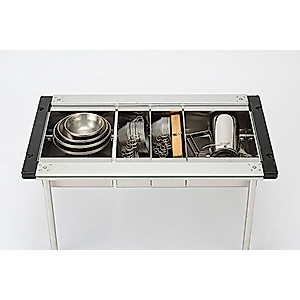 Snow Peak CK-025 Stainless Steel Box, Half Unit