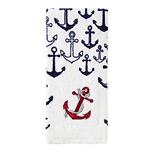 SKL Home Americana Anchor Hand Towel Set, 16x25, 2 Pack