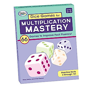 Didax Educational Resources Dice Games for Multiplication Mastery Medium