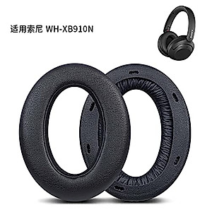WH-XB910N Ear Pads,Replacement Ear Cushions Covers Earpads Ear Cups for Sony WH-XB910N Headphone (Black)