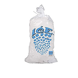 Silonn Countertop Ice Maker (45lbs/Day) + Perfect Stix Icebag10TT-100 Ice Bags (10 lbs) with Twist Tie Enclosure
