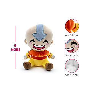 Youtooz Aang Plush, 9" Avatar Plush Aang - Youtooz Avatar The Last Airbender Collection Based on Famous Animated Series