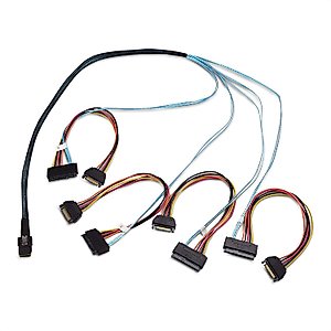 Cable Matters Internal Mini SAS to SAS Cable 1.6 Feet, 0.5m (SFF-8087 to SFF-8482)