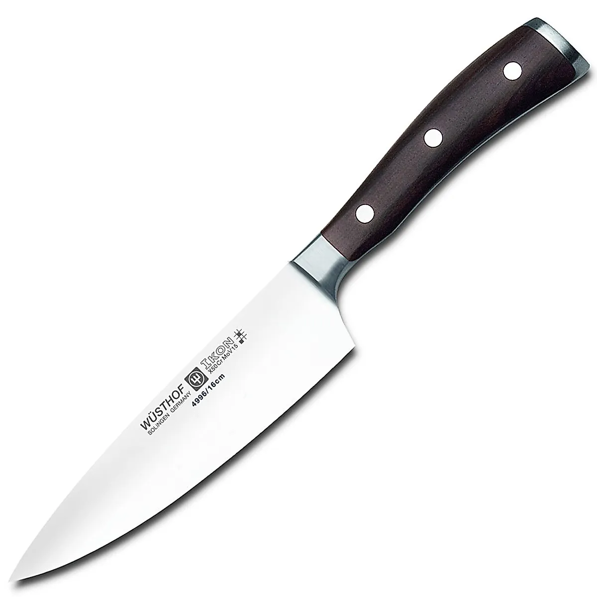 Wusthof Ikon 6-Inch Cook's Knife with Blackwood Handle 4996/16