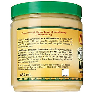 Organics Africa's Best Organic Hair Mayonnaise, 18 Ounce (Pack of 2)