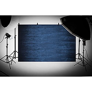 Harfirbe 7x5ft/2.2x1.5m Dark Blue Backdrops Abstract Headshots Backgrounds for Professional Photography Studio