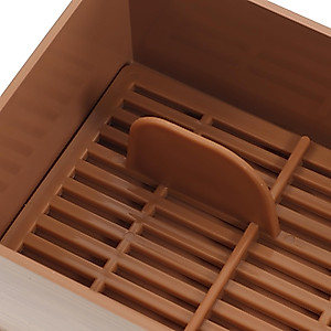 Kitchen Drawer Organizer Utensil Holder: Storage Box for Utensil Organizer Silverware Tray Cutlery Holder Flatware Containers Stackable Box Tray for Cutlery, Flatware