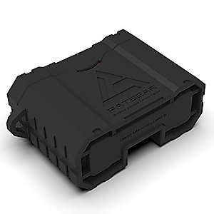 FATBEAR Designed for Sony WF-1000XM3 Tactical Military Grade Drop Protection Thick Solid Armor Cover Case Shell (Black)