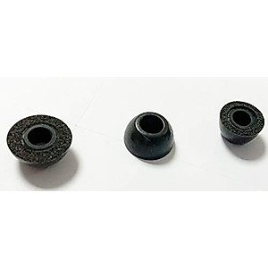 JNSA Memory Foam Ear Tips Compatible with Galaxy Buds,3 Pairs,Small Size,Foam Black S