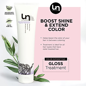 Unwash Color Intensifying Gloss Treatment - Color-Protecting, Salon-Quality Hair Treatment, Enhances Shine & Increases Vibrancy, Cruelty Free, Sulfate & Paraben Free, 5.1 oz