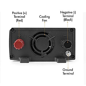 Wagan EL2610 Gray 400W Pro Pure Sine Wave Power Inverter