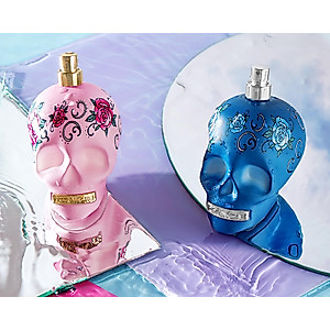 POLICE To Be Tattooart For Woman - Fragrance For Women - Floral Fruity Gourmand Scent - Creamy Sandalwood And A Powdery-Sweet Marshmallow Accord - Eye-Catching Skull Bottle - 2.5 Oz EDP Spray