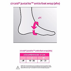 CircAid Juxtalite Ankle and Foot Compression Wrap for added coverage and compression