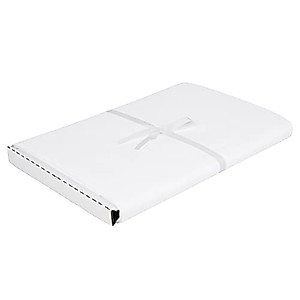 Craftido-19 Options-100% Cotton Fabric by The Yard in Solid Color 44”Wide by 3yd (9 ft) -Medium Weight 5.2 oz- for Quilting, Sewing, Crafts, Binding, Backing and Lining - White