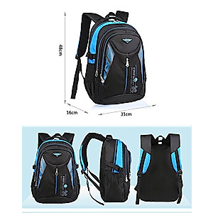 Waterproof School Bag Durable Travel Camping Backpack for Boys and Girls