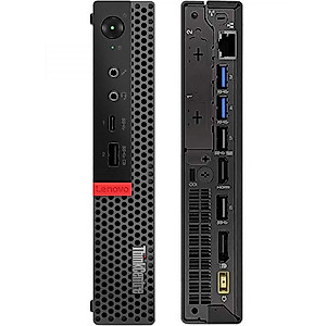 Lenovo ThinkCentre Tiny M920q Desktop,Intel Hexa-core i7-8700T Up to 4.0 GHz,32GB RAM,New 512GB NVME SSD,AX210 WiFi 6E,Bluetooth, Keyboard Mouse,Windows 11 Pro (Renewed)